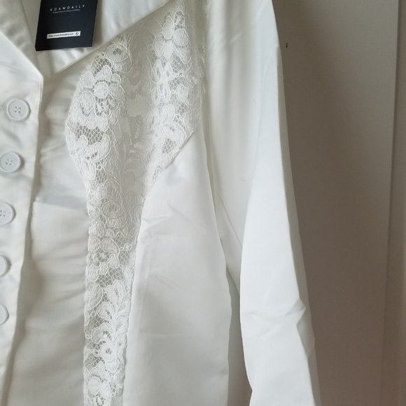 KOANDAILY | Jackets & Coats | Long Sleeve Solid Lady Outerwear Nwt ...